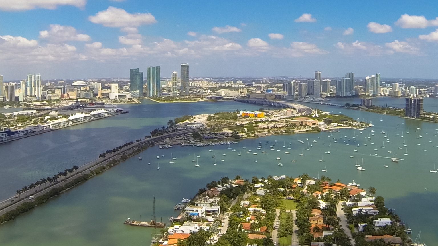 Palm Island, Miami Beach - Drone Photography