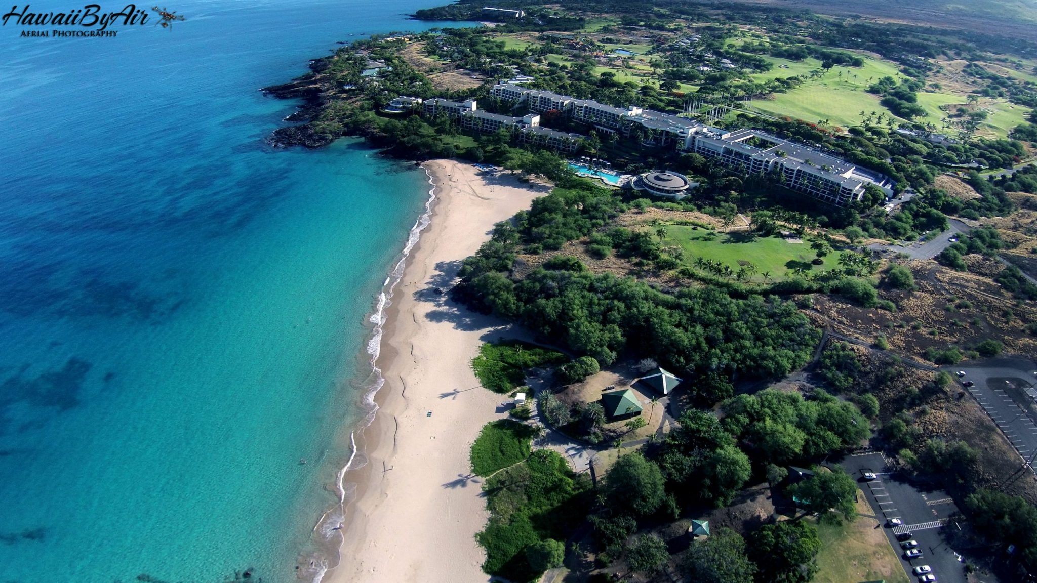 Hapuna Beach, Big Island, Hawaii, USA - Drone Photography