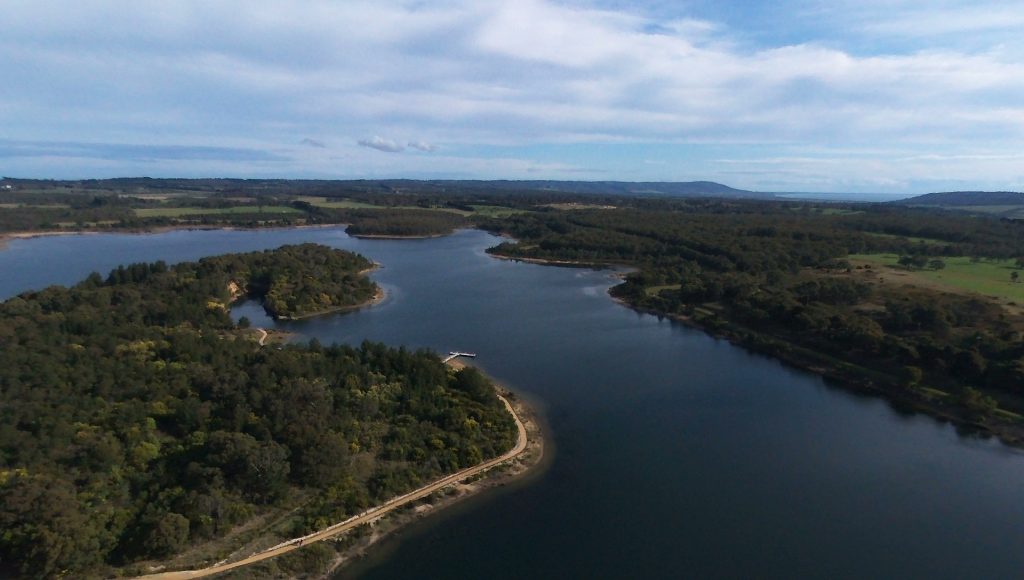 DevilBend Reservoir - Drone Photography