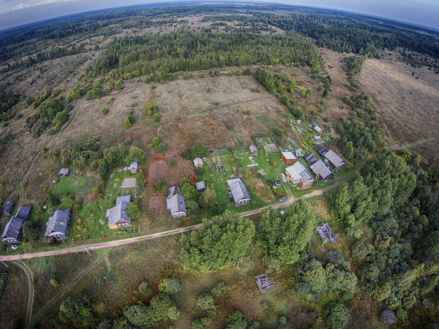 Viilage Popovka, Russia - Drone Photography