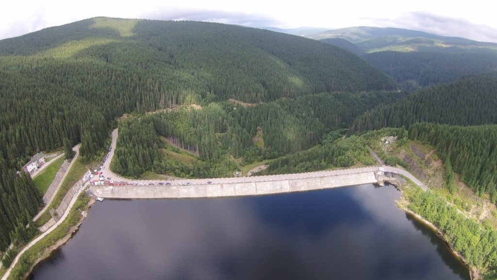 Oasa lake,Romania - Drone Photography