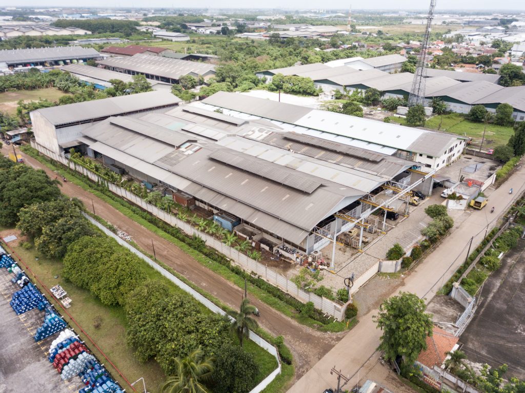 Factory Drone Shoot in Indonesia Tangerang Jatake Foto Pabrik - Drone ...