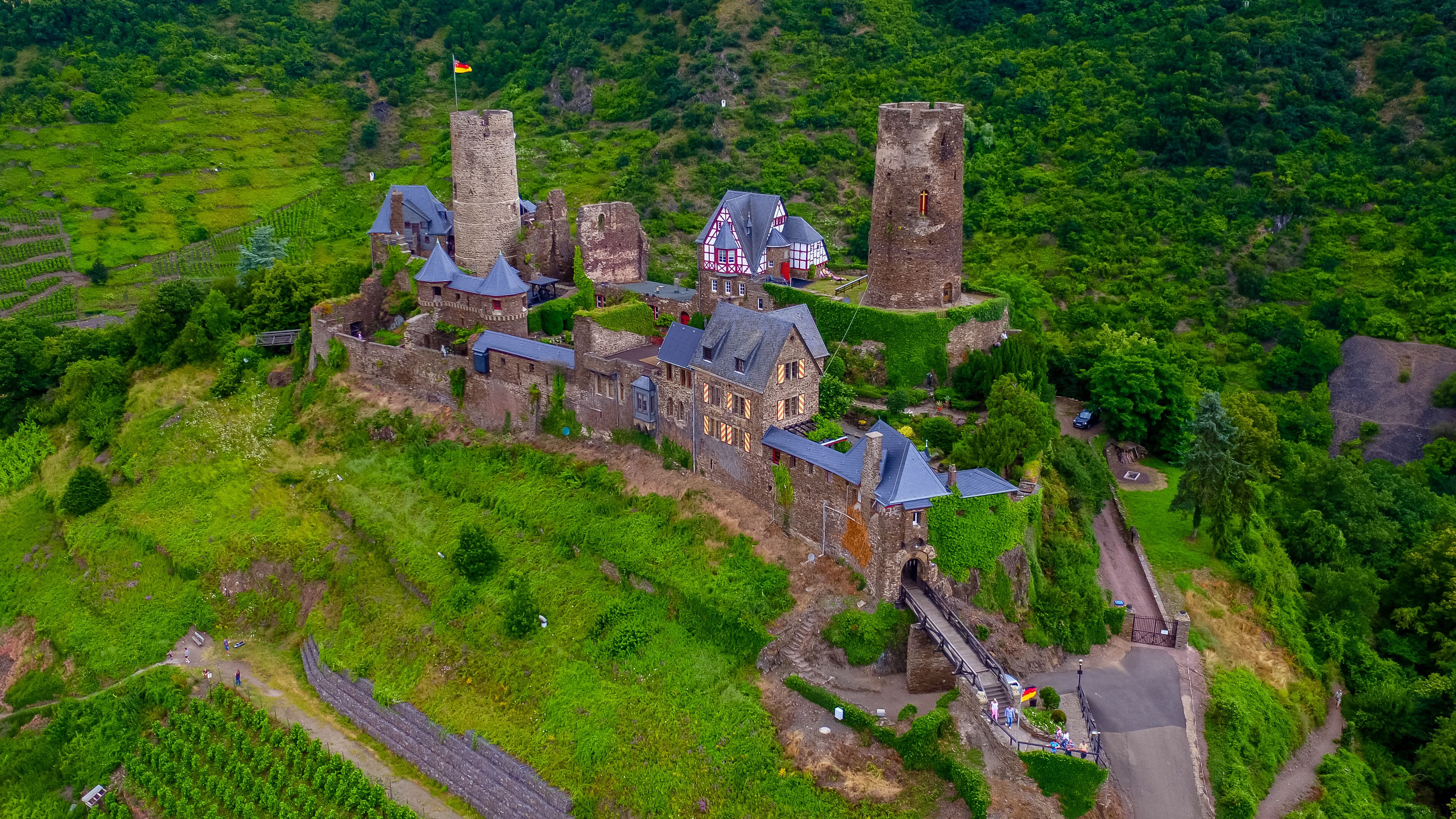 Thurant Castle Germany - Drone Photography