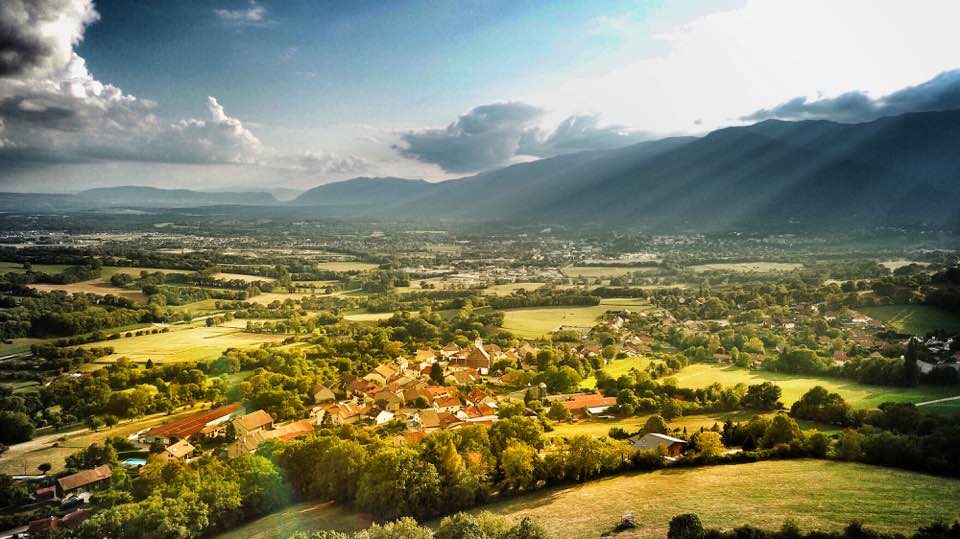 Vesancy, Pays de Gex, France - Drone Photography