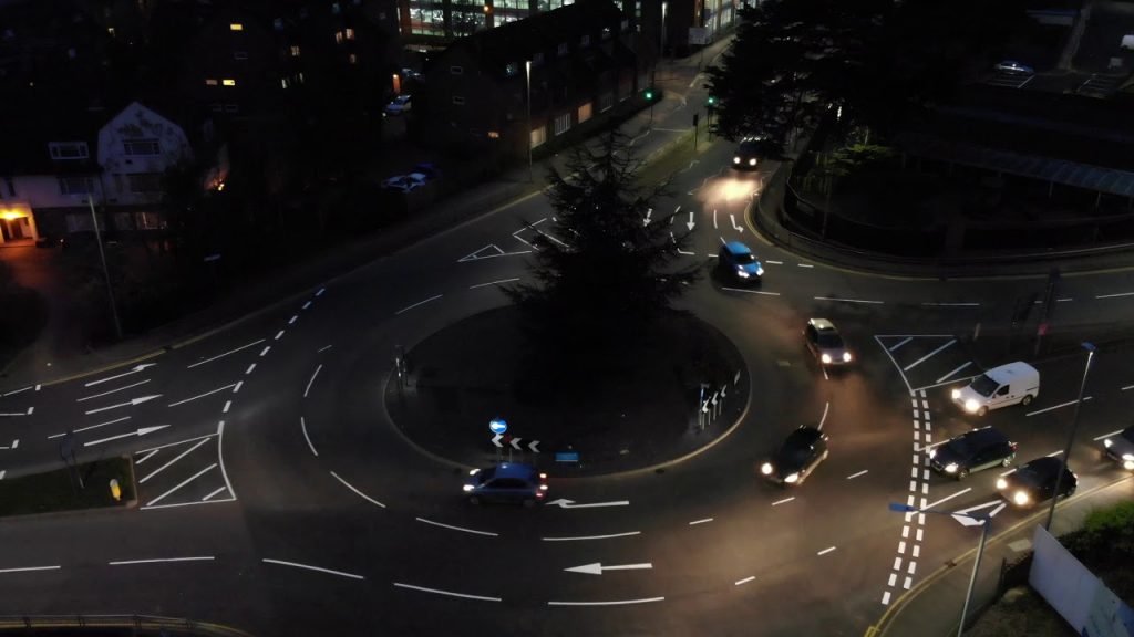 St Andrew's Roundabout, Uxbridge - Drone Photography